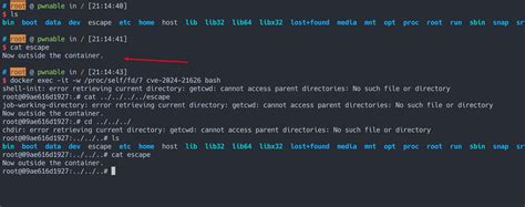 Cve 2024 21626 容器逃逸漏洞分析