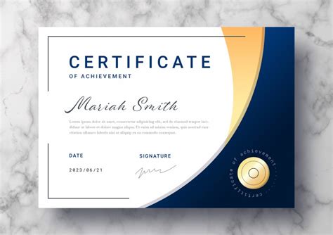 دانلود فایل لایه باز الگوی سرتیفیکیت با جزئیات طلایی دانلود رایگان