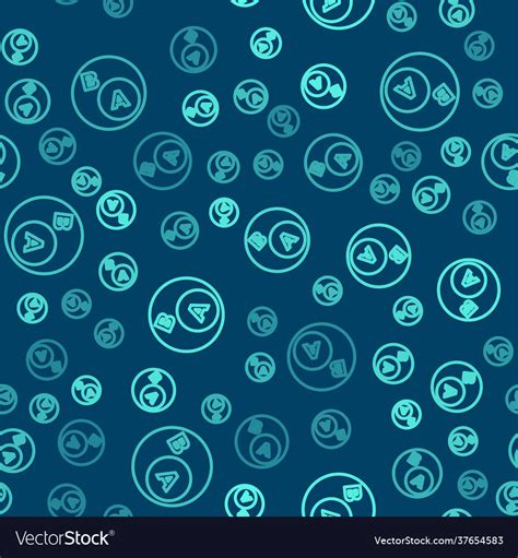 Green Line Subsets Mathematics A Is Subset B Vector Image