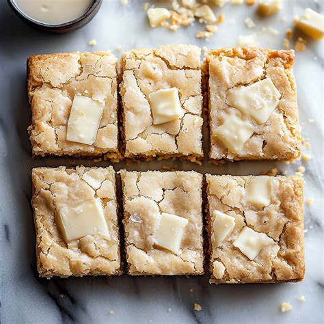 Easy White Chocolate Blondies Recipe Chewy And Rich Quickie Recipe
