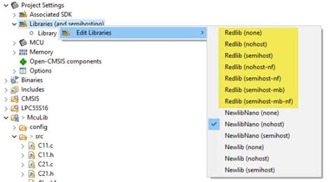 Which Embedded Gcc Standard Library Newlib Newlib Nano Mcu On