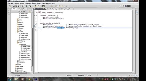 Aula CodeIgniter Template YouTube