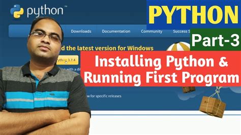 Python Part 3 Installing Python And Running First Program Youtube