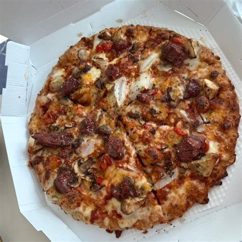 도미노피자 와일드 와일드 웨스트 스테이크 후기 그릴드 비프와 ‘카우보이 버터 치즈 소스 조화 짱 네이버 블로그