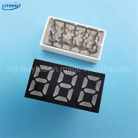 0 25 Inch 3 Digit LED 7 Segment Display With Seven Segment And Dp 0 25 Inch 7 Segment Display