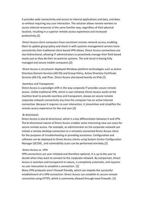 Implementing Vpn Using Direct Access Technology PDF