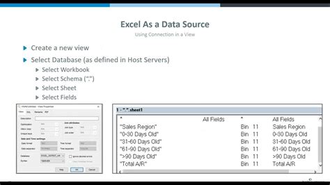 Sequel Data Access How To Use Microsoft Excel As A Data Source Youtube