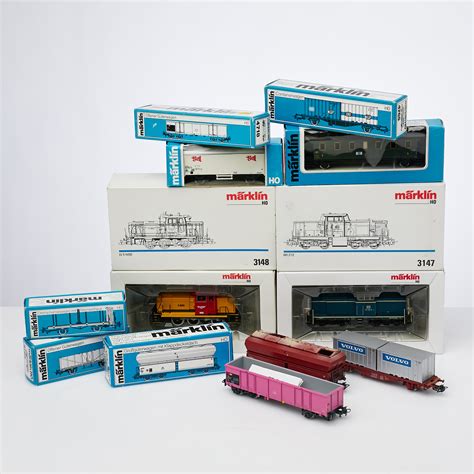 Bilder för 3217533. MÄRKLIN, 9 dlr, lok nummer 3147, 3148, samt bl. a ...