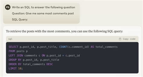 Text To Sql ด้วย Llm
