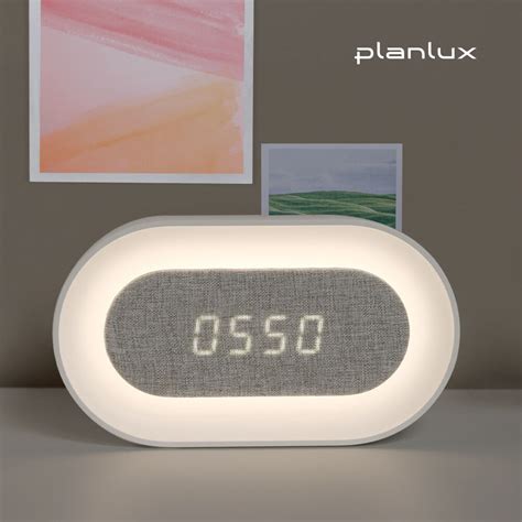 플랜룩스 플랜룩스 무선 디지털 전자 탁상시계 Usb 충전식 위시버킷