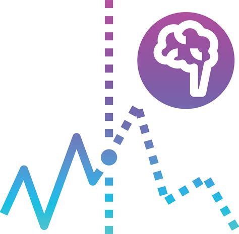 stock prediction ai artificial intelligence solid gradient icon