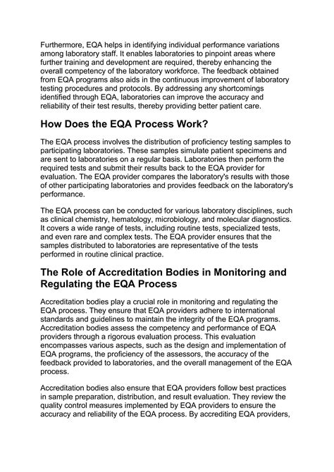 What Is The Eqa Processpdf
