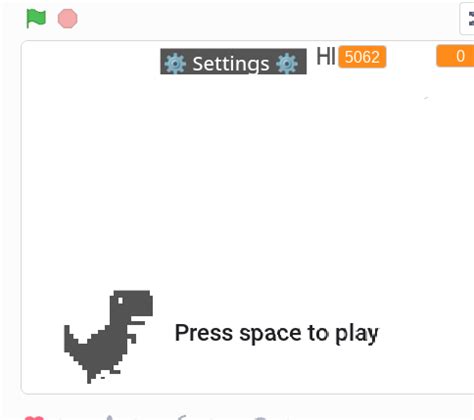 Dino Game NOW HIRING Discuss Scratch