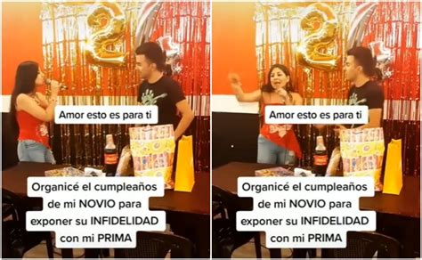 Joven organiza la fiesta de cumpleaños de su novio para exponer su infidelidad