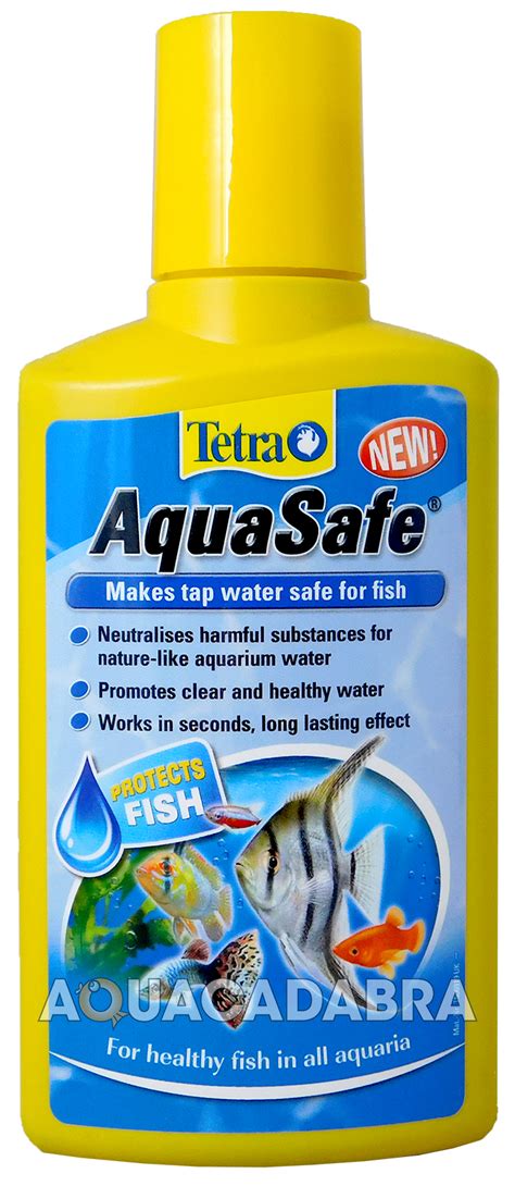 TETRA AQUASAFE 100ML 250ML 500ML 5L 5 LITRE FISH TANK TAP SAFE WATER ...
