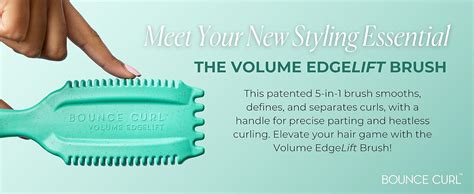 Bounce Curl Volume Edgelift Brush 5 In 1 Tool For
