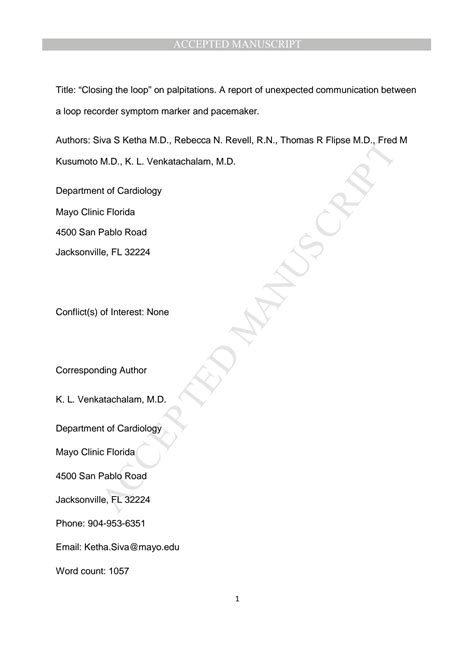 solution closing the loop on palpitations a report of unexpected