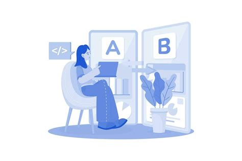 Businesswoman Comparing AB Testing Results 29450285 Vector Art At Vecteezy