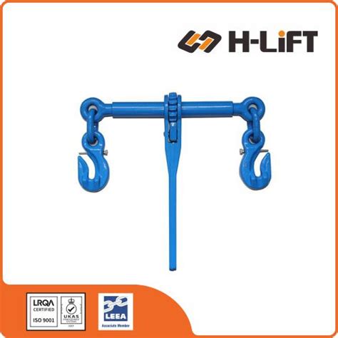 Grade 100 Ratchet Load Binder With Shortening Grab Hooks And Locking Pins