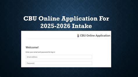 Cbu Online Application For 2025 2026 Intake Copperbelt University Application Dates