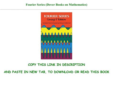 Read Book Fourier Series Dover Books On Mathematics Full Pages