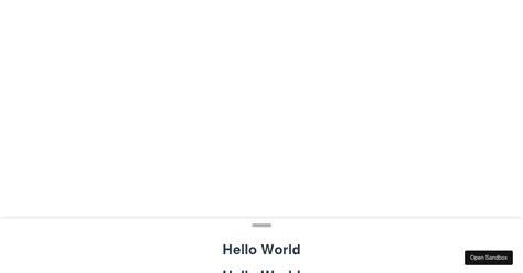 Vue Swipeable Bottom Sheet Examples Codesandbox