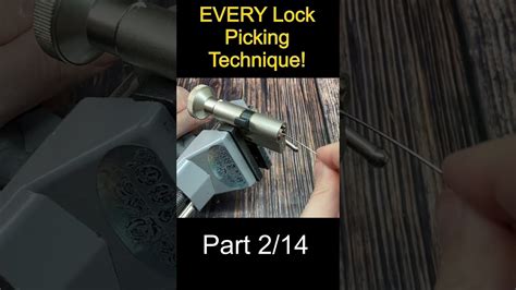 EVERY Way To Pick A Lock Part Shorts BosnianBill S LockLab