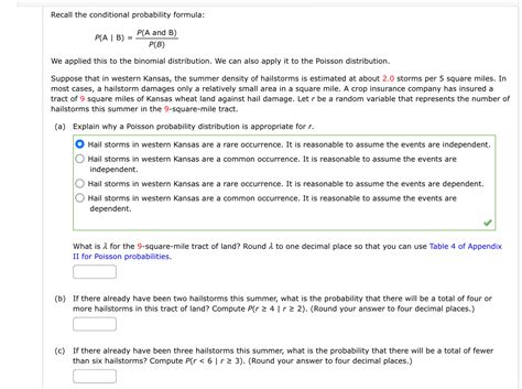 Solved Recall The Conditional Probability Formula Pa B