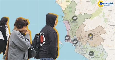 Temperatura En Lima Sigue Cayendo Estos Distritos Registrarán Hasta 12