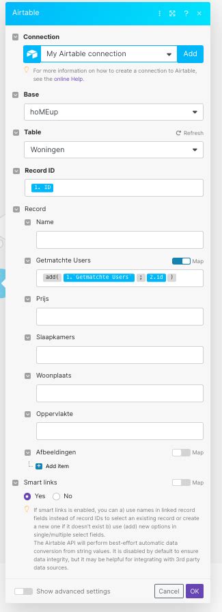 Airtable I Want To Append A Array Of Record Ids To A Multiple Field Record How To Make