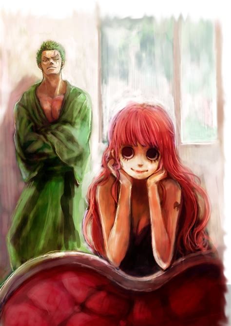 Roronoa Zoro And Perona One Piece Drawn By Tsuyomaru Danbooru