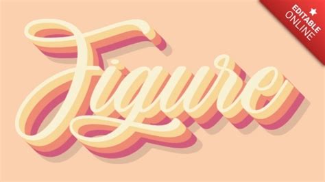 figure text effect generator