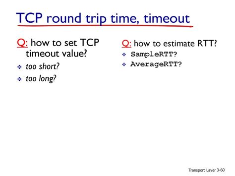Transport Layer Online Presentation