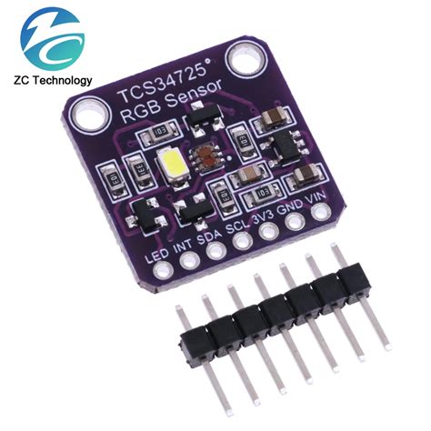 Tcs34725 Low Power Ir Blocking Filter Rgb Light Color Sensor Recognition Diy Kit Electronic Pcb