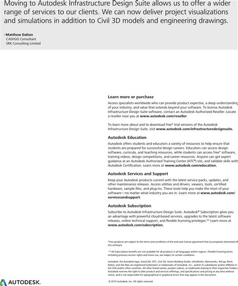 Infrastructure Design Suite 2016 Overview Brochure