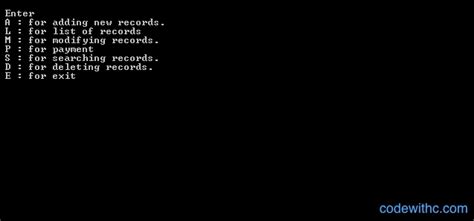 Mini Project In C Telecom Billing System Code With C