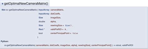 Opencv鱼眼相机标定模型 Untitled