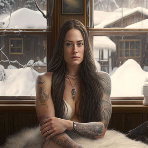 Icelandic Tattooed Woman 2 By Obsidianplanet On Deviantart