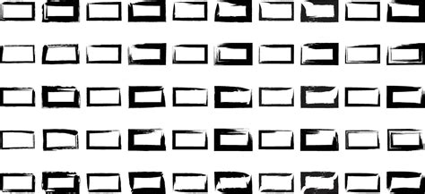 Hand Drawn Horizontal Rectangle Shape 50 7 42575337 Vector Art At Vecteezy
