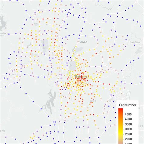 Visualization Map Of Urban Road Vehicle Density Download Scientific Diagram