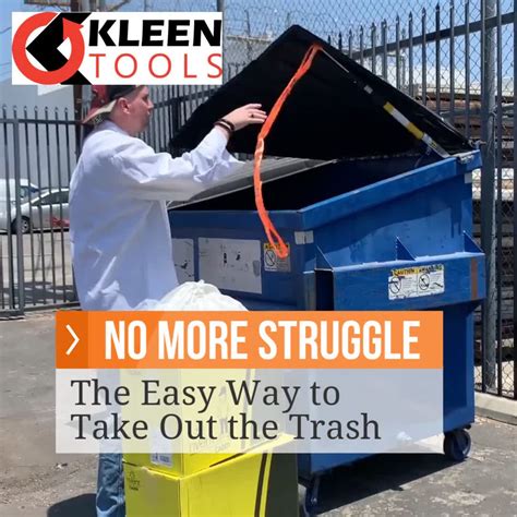 Open Dumpster Lids With Ease And Confidence No More Open Lids No More
