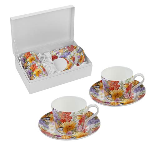 Коледа 2025 Аксесоари за кафе и чай Порцеланов комплект за кафе Слънчоглед Онлайн магазин