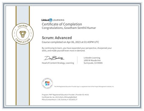 Gowtham Senthil Kumar On Linkedin Certificate Of Completion