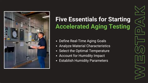 Accelerated Aging Test Checklist Westpak