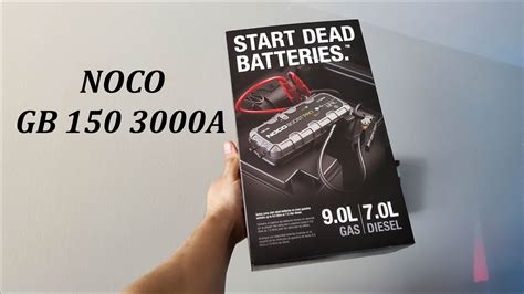Noco Gb150 Boost Pro 12v Lithium Jump Starter 3000a Youtube