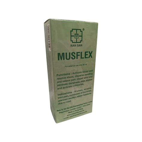 Nan San Musflex80ml Yue Hwa Online Shop