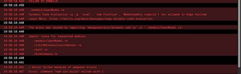 Fixing Dynamic Code Evaluation Not Allowed In Edge Runtime Mongodb