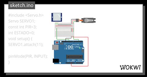 Sensor Movimiento Wokwi Esp32 Stm32 Arduino Simulator