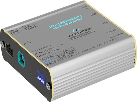 100 1000base T1 Media Converter Automotive Ethernet Phytools