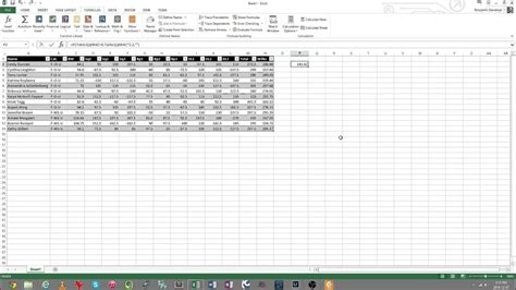 Excel 101 Tables Formulas Conditional Formats Sortfilter Youtube